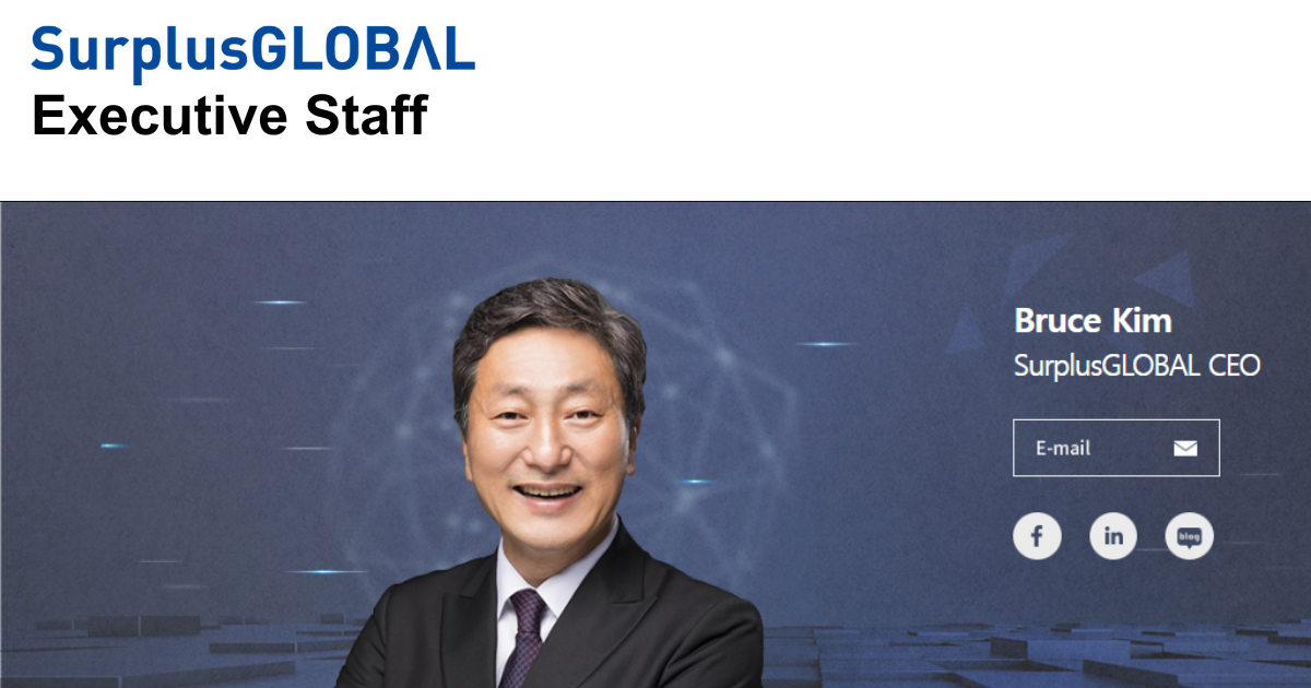 Executive Staff | Company Profile | About us | SurplusGLOBAL