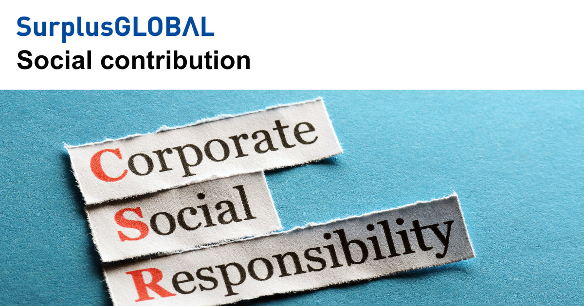Social Contribution | About us | SurplusGLOBAL